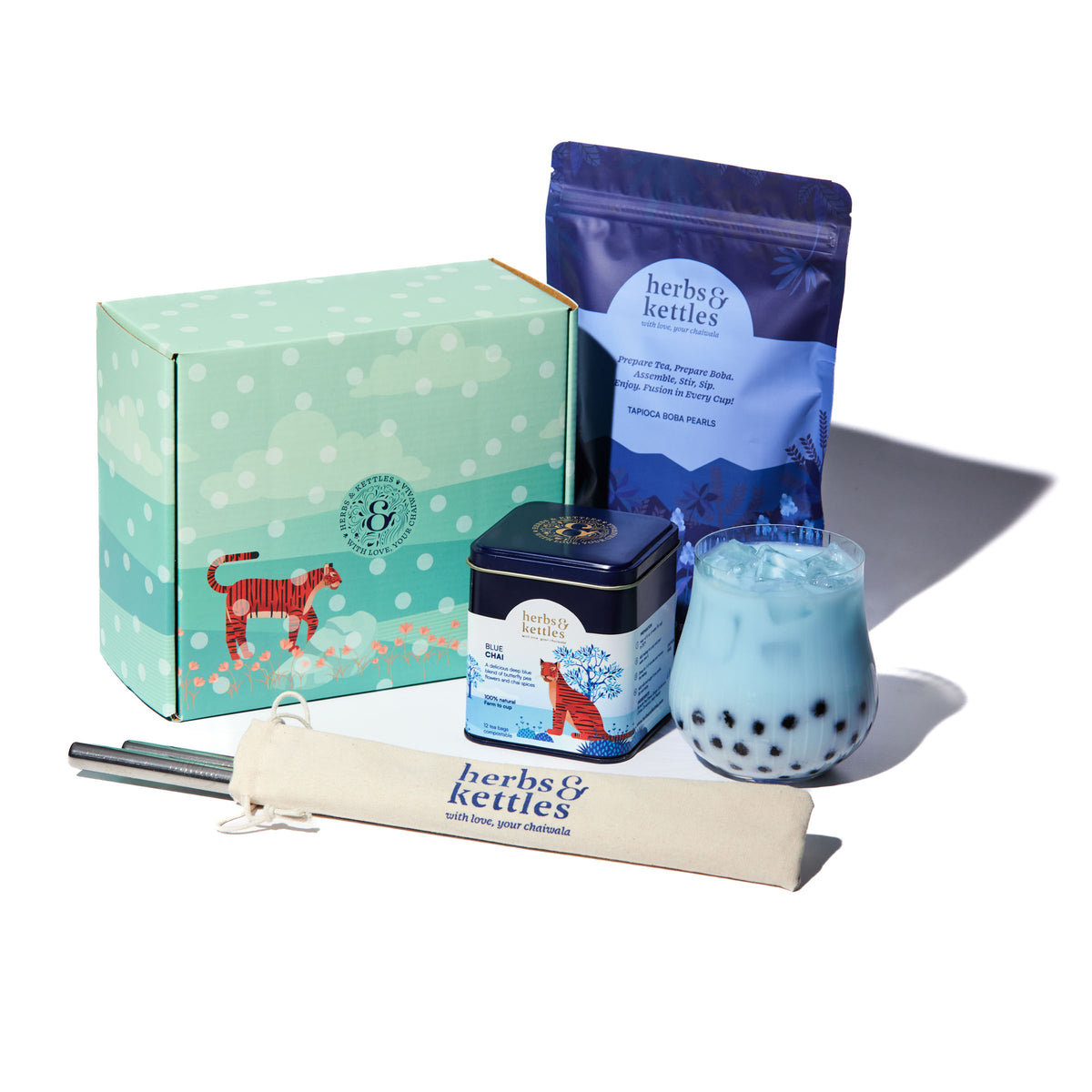 Buy Blue Chai Boba Kit and Premium Indian Teas Online
