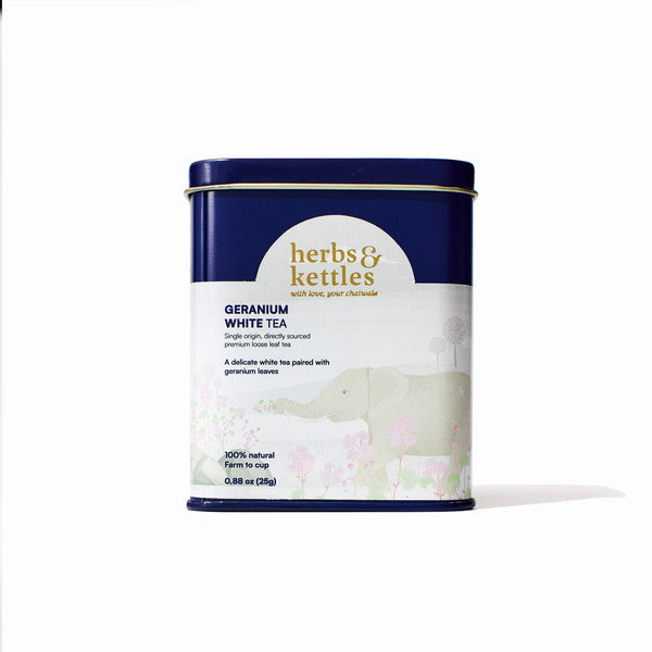 Buy Geranium White Tea and Premium Indian Teas Online