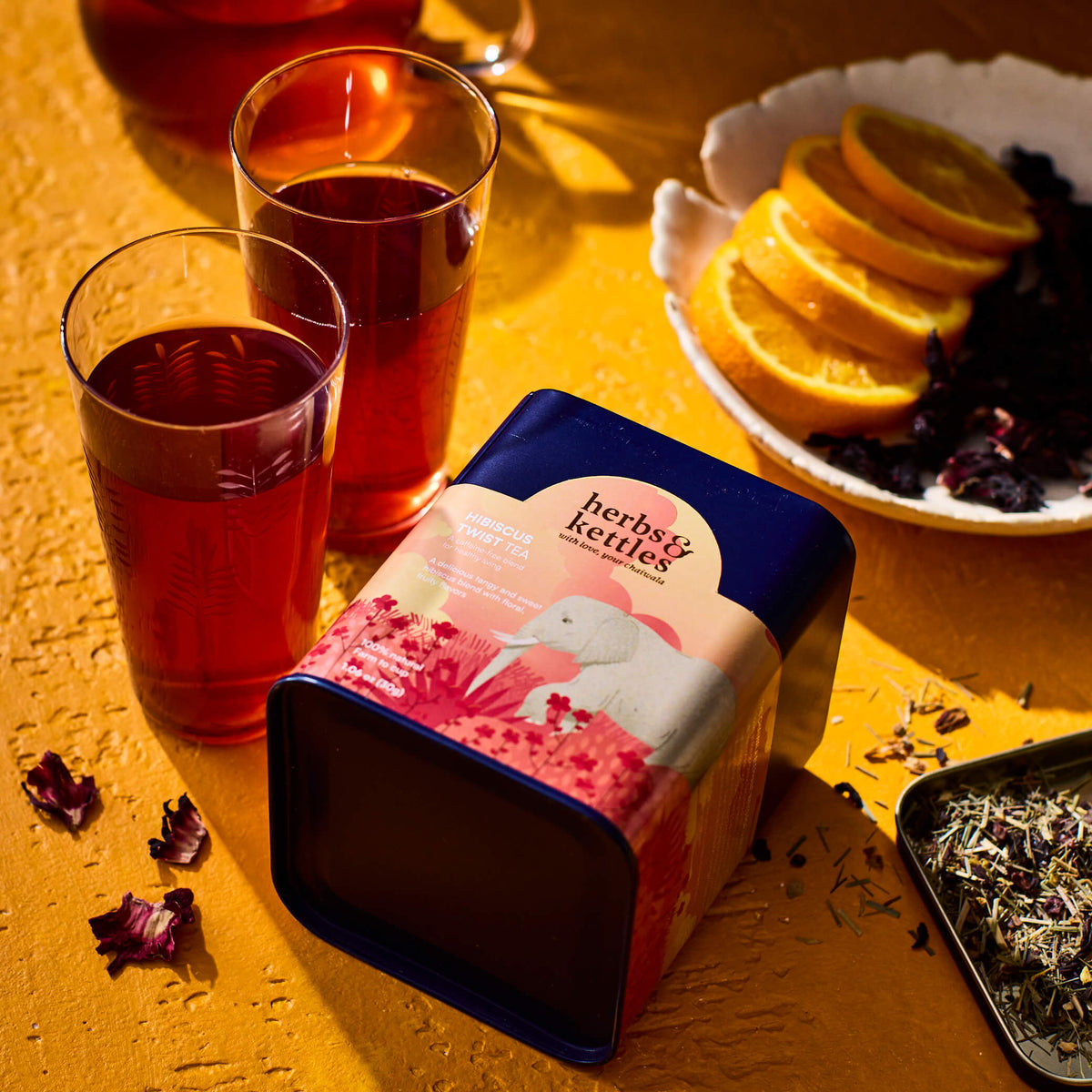 Hibiscus Twist Tea and Premium Indian Teas