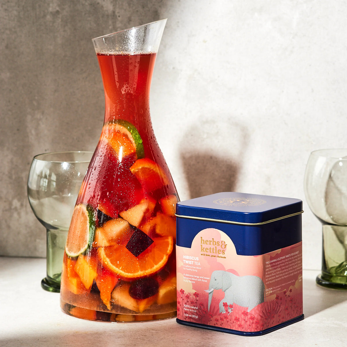Hibiscus Twist Tea and Premium Indian Teas